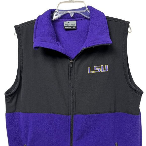 Colosseum | Jackets & Coats | Colosseum Lsu Tigers Fleece Vest ...